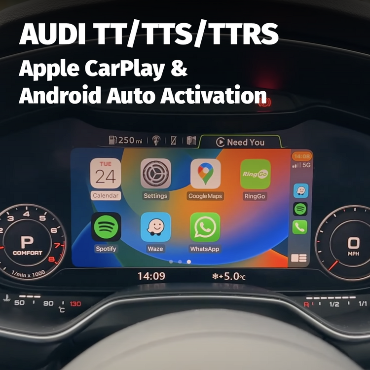 Audi TT MK3 Smartphone Interface Activation - Apple CarPlay/Android Auto – Vision Coding